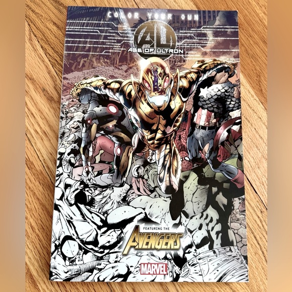 Marvel | Other | Marvel Age Of Ultron Comic Coloring Book | Poshmark
